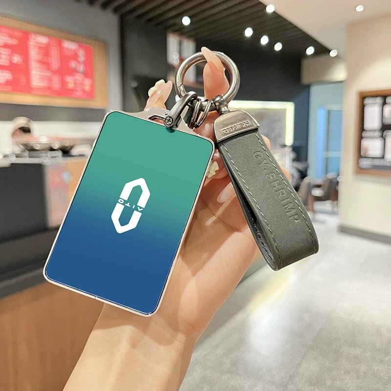 Карта B Стиль Ключевой Брелок для Huawei AITO M7/M5/M9 в Звездном Синем с GY Темно-Синей Струной