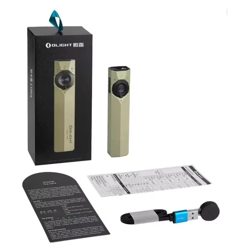 Перезаряжаемый фонарь OLIGHT Commander Ark 2nd 2 Generation Pro Ultra 4-в-1 2 Ultra-Green