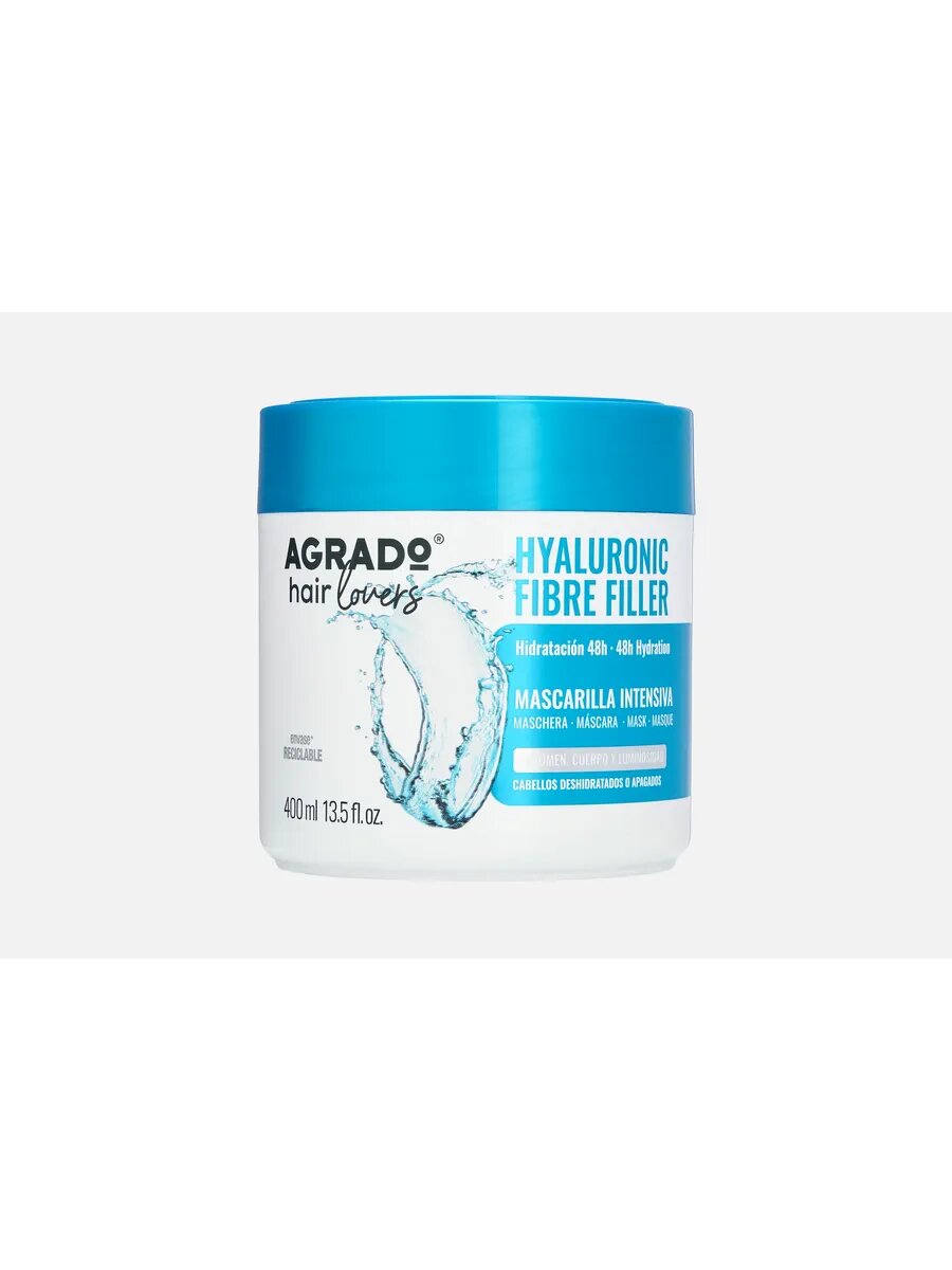 AGRADO Hyaluronic Fibre Filler Маска для волос 400 мл