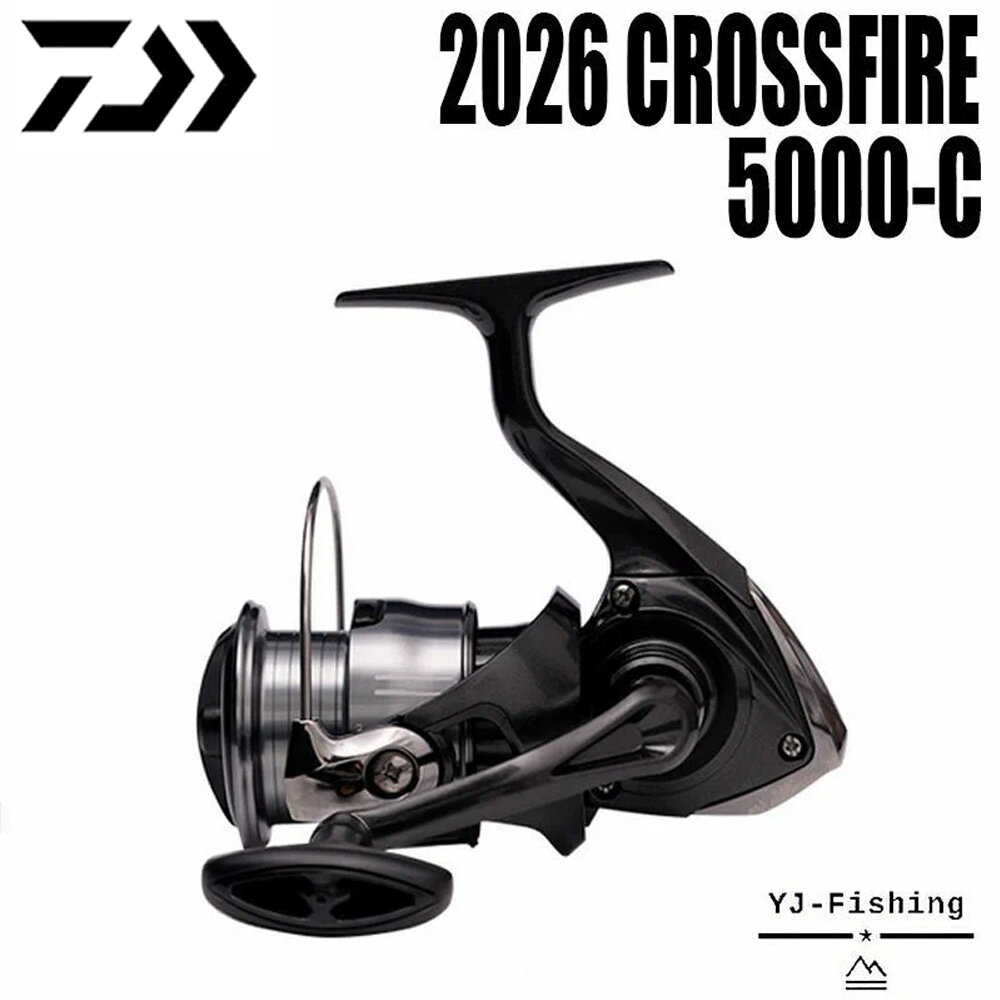 DAIWA 2026 CROSSFIRE LT 5000-C катушка крупногабаритная высокая тяга надежная прочная