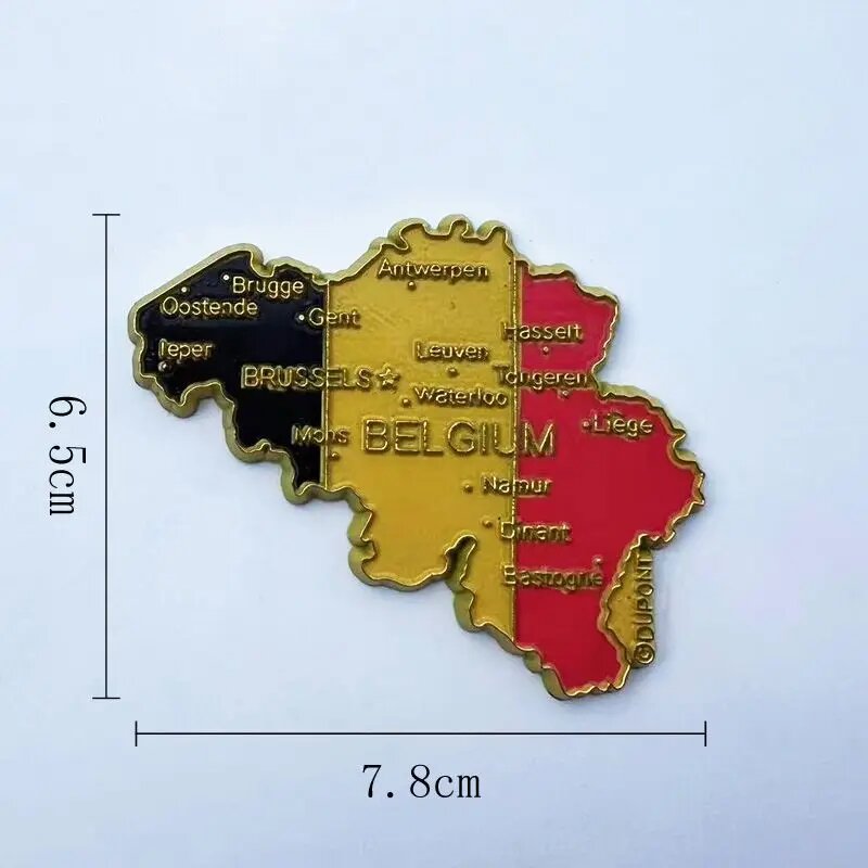 Магнит на холодильник Бельгия, Цвет: B3-22-28