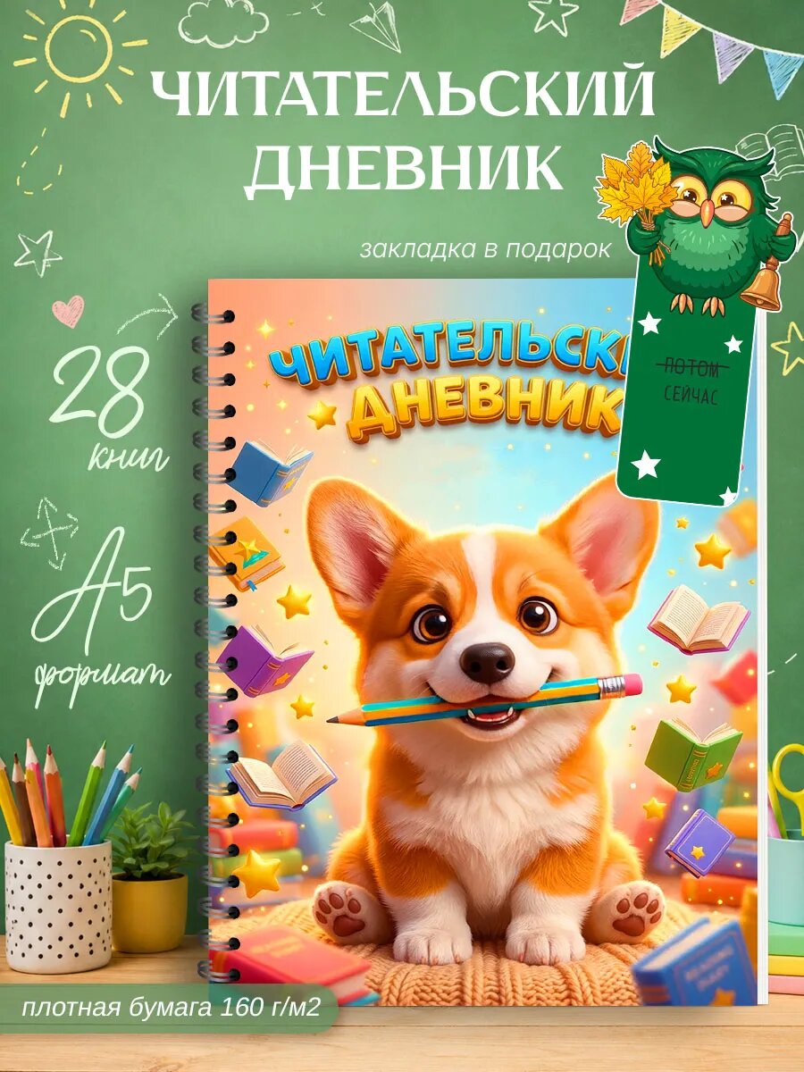 Читательский дневник 1 класс для девочки и мальчика на лето