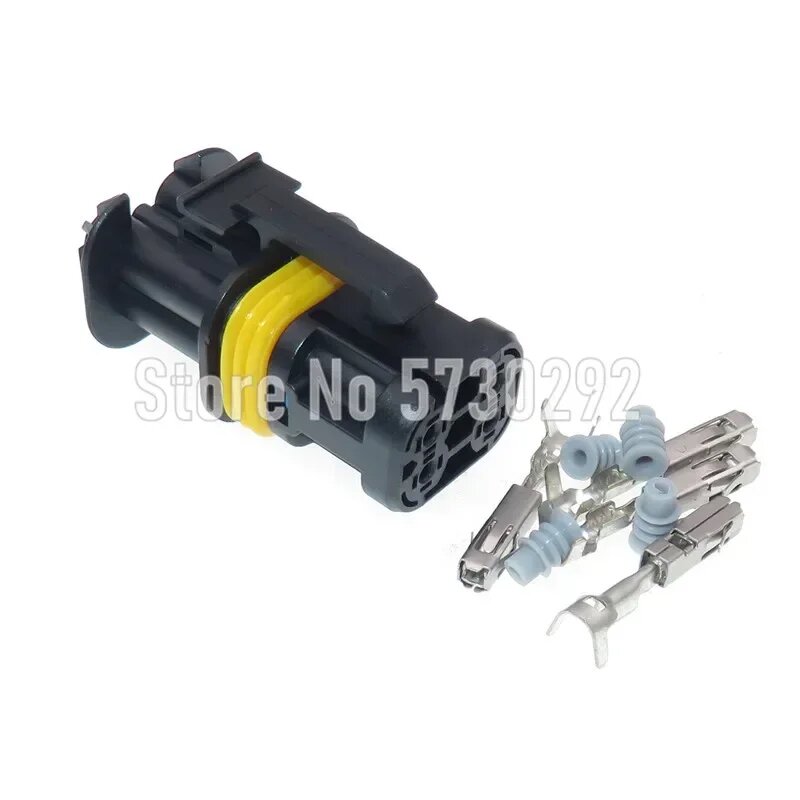 Водонепроницаемый разъем для авто 4P 18284.000.002 1 set with pin