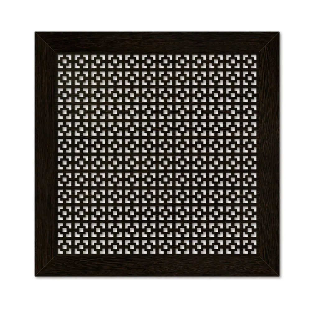Экран для радиатора 60x60 см, МДФ, цвет венге