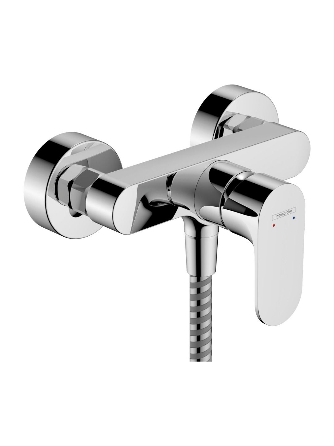 Смеситель для душа Hansgrohe Rebris S настенный наружный, S-эксцентрики, керамический картридж, хром