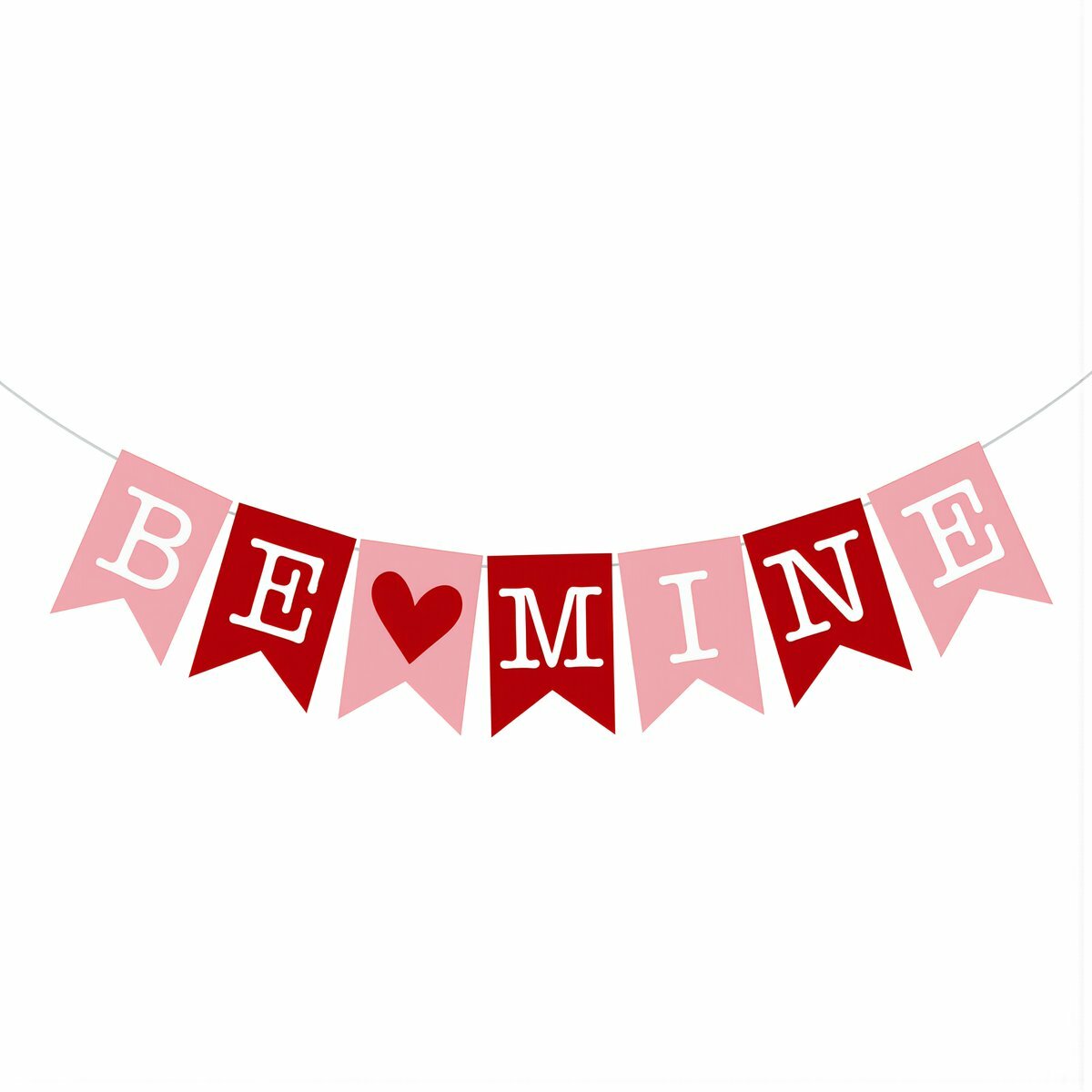 Тематический комплект декора для дома на день святого Валентина, флаг BE MINE, подвески XOXO, элементы сердце, Флаг BE MINE