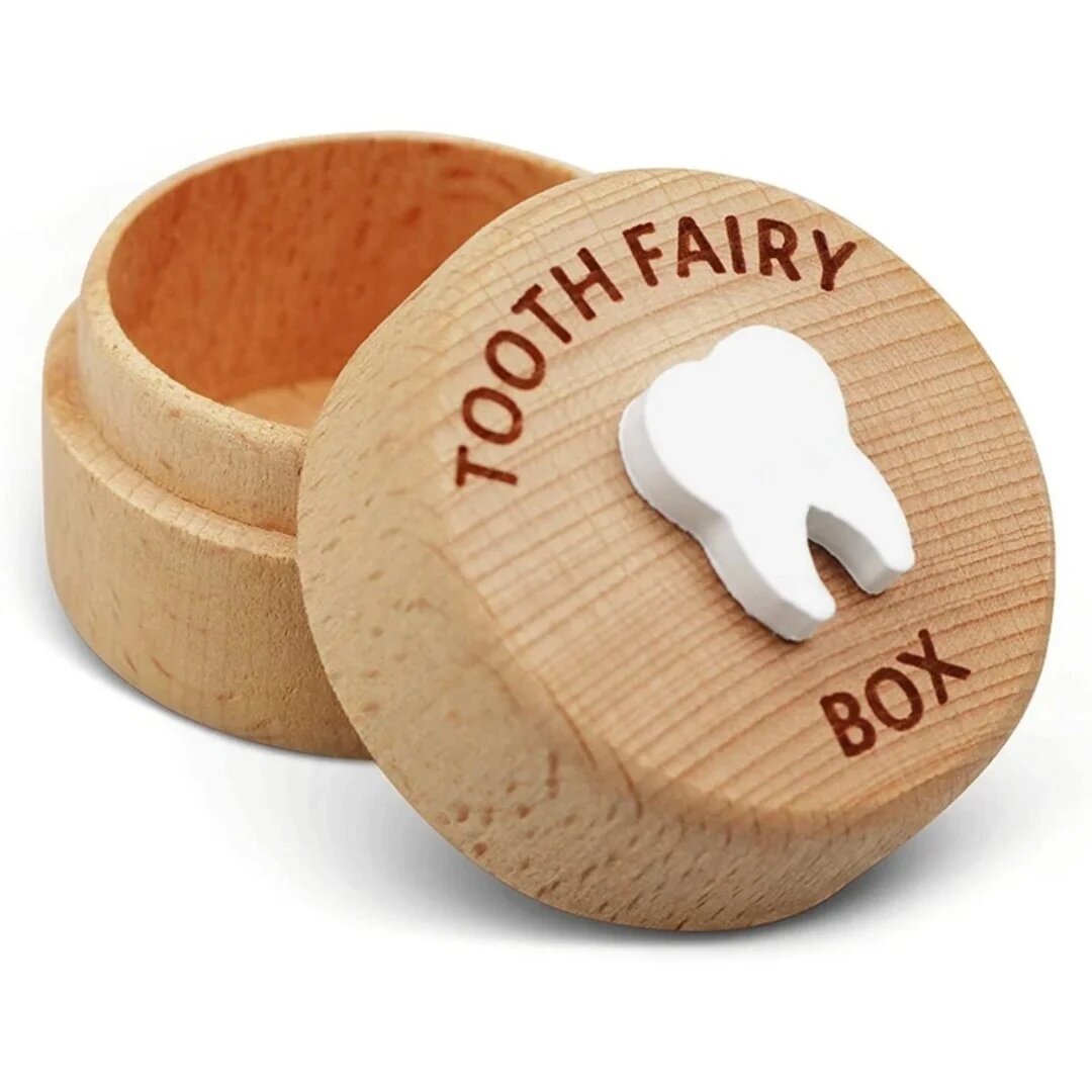 Деревянная коробочка для зубов LGFU Tooth Fairy Box 1pcs