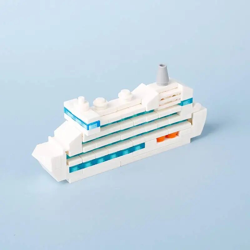 BRICKPANDA Белый круизный лайнер, B3-80-1SET