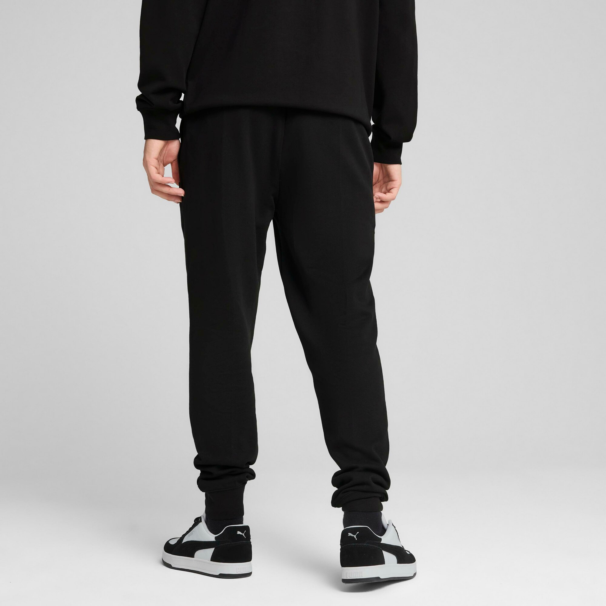 Брюки PUMA ESS ELEVATED Pants, размер L, черный — фото 1