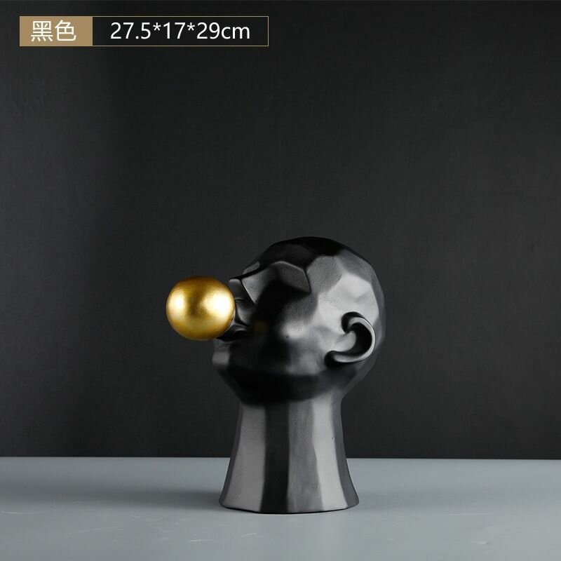 Скандинавская фигурная скульптура, креативный декоративный элемент, абстрактное искусство, портретное украшение для демонстрационных залов, гостиных и декора прихожей.