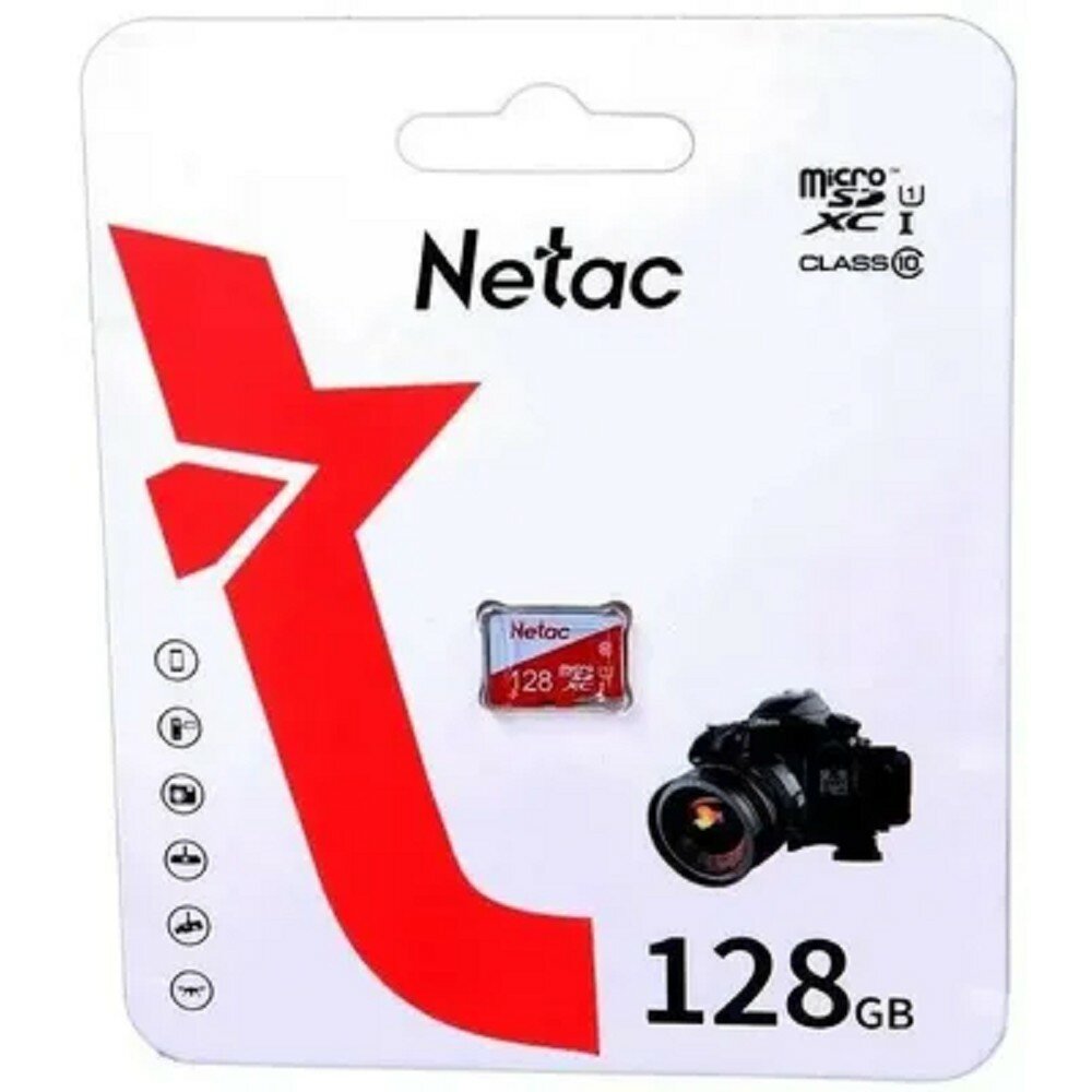 Карта памяти Netac NT02P500ECO-128G-S 128 ГБ