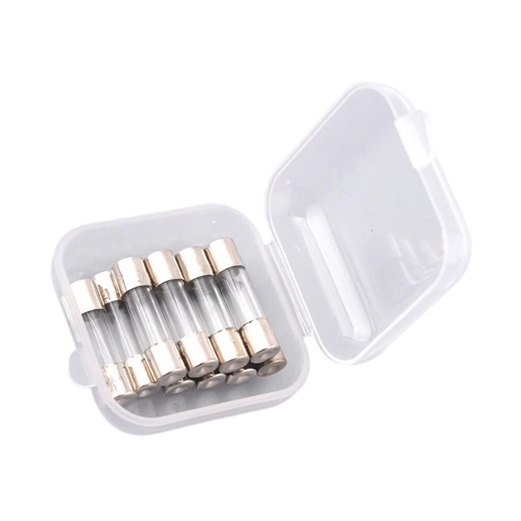10 шт. Стеклянных предохранителей для микроволновой печи, 5x20 мм, 12A / 25A / 30A, 250 В, Сменные предохранители