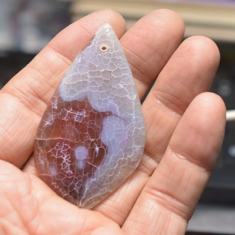 Кабошон лазурит FLTMRH 20-60 мм Фиолетовый, 021