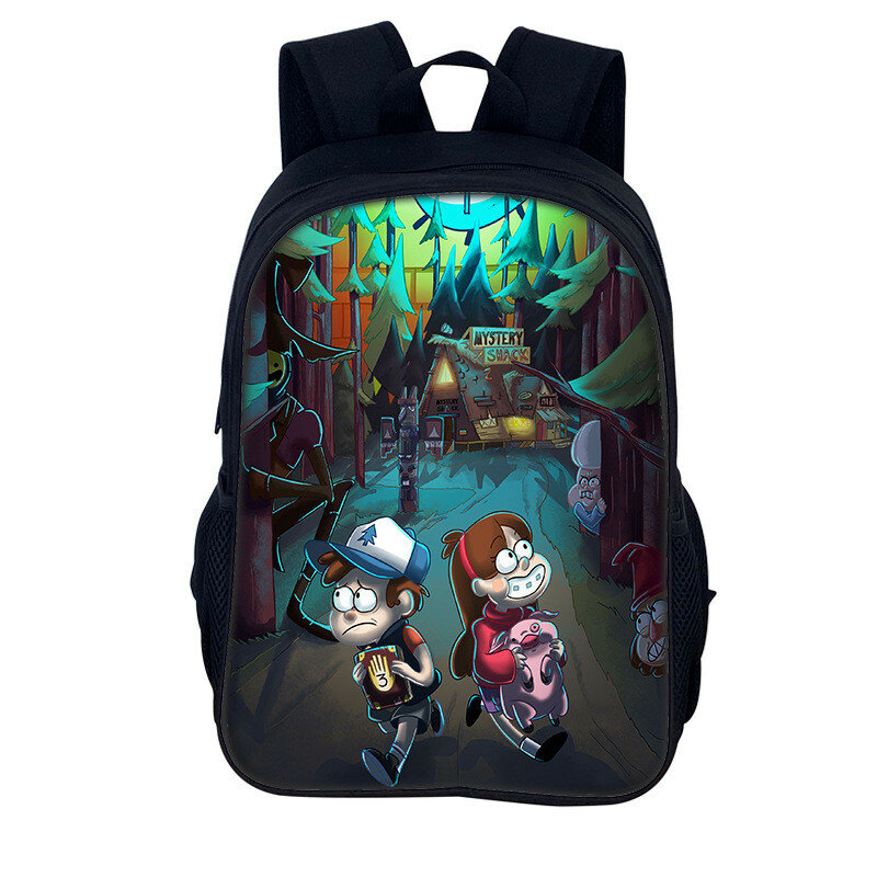 Weird town everyday carry backpack for youth with durable nylon and comfortable fit style d