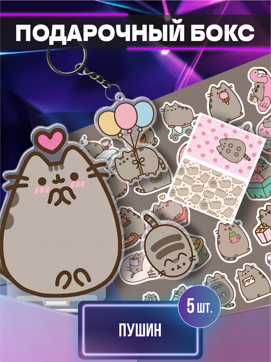 Подарочный бокс Пушин кот pusheen