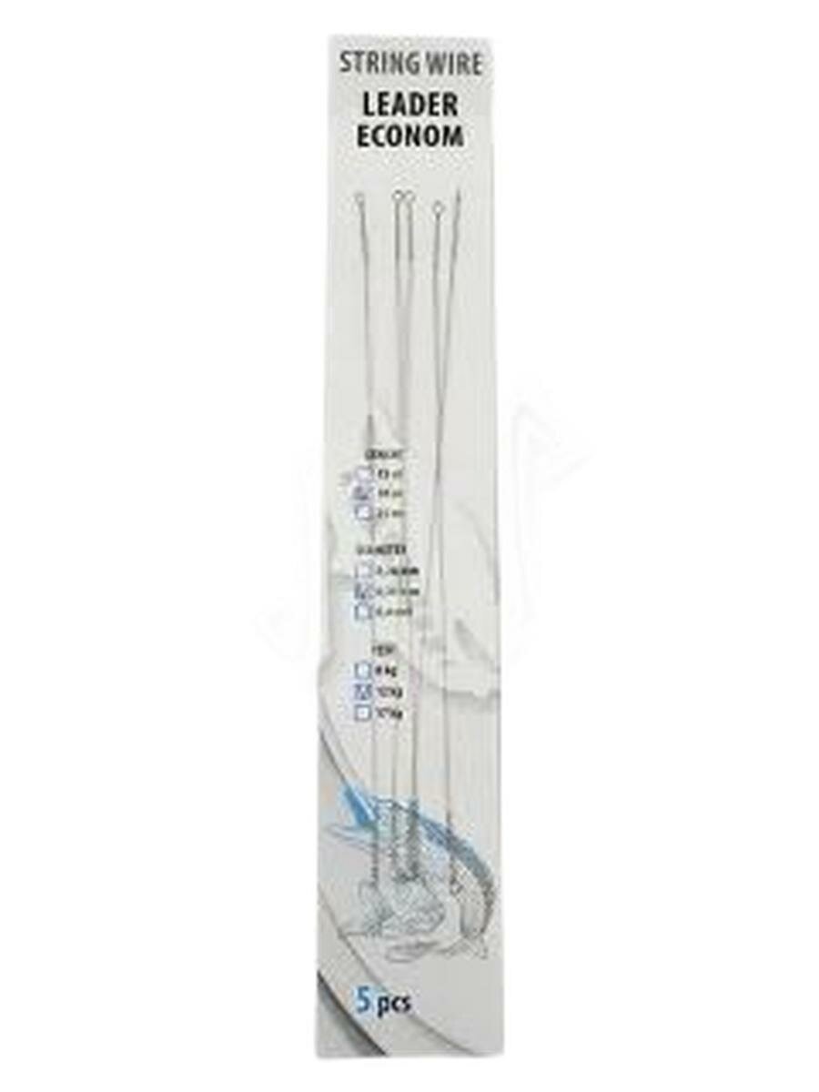 Поводок струна NAMAZU Leader, d-0,40 мм, L-25 см, test- 17 кг