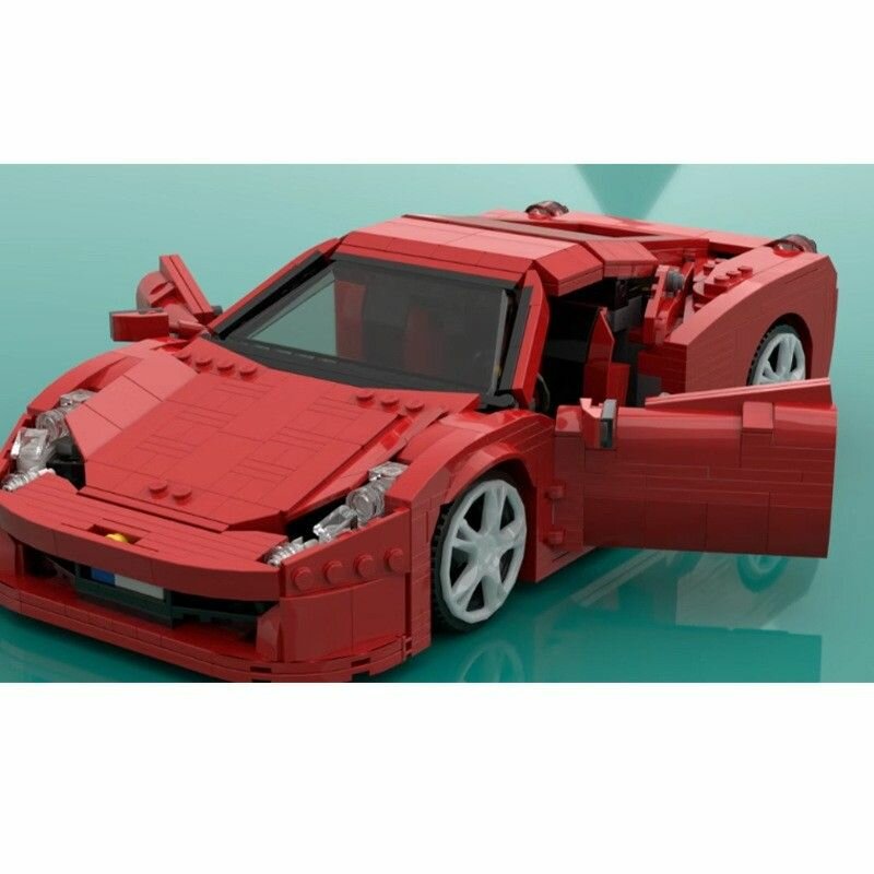 Строительные блоки MOC, Ferrari 458, развивающие игрушки, пластиковые конструкторы, из которых можно строить модели, сборные модели детских игрушечных блоков