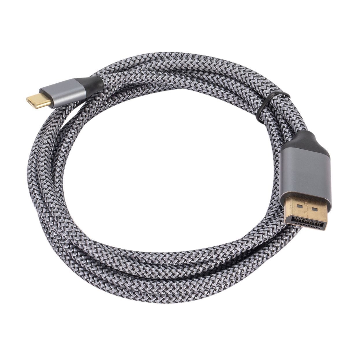 Кабель адаптер KS-is USB-C M DisplayPort 1.4 M (KS-536) 1.8м