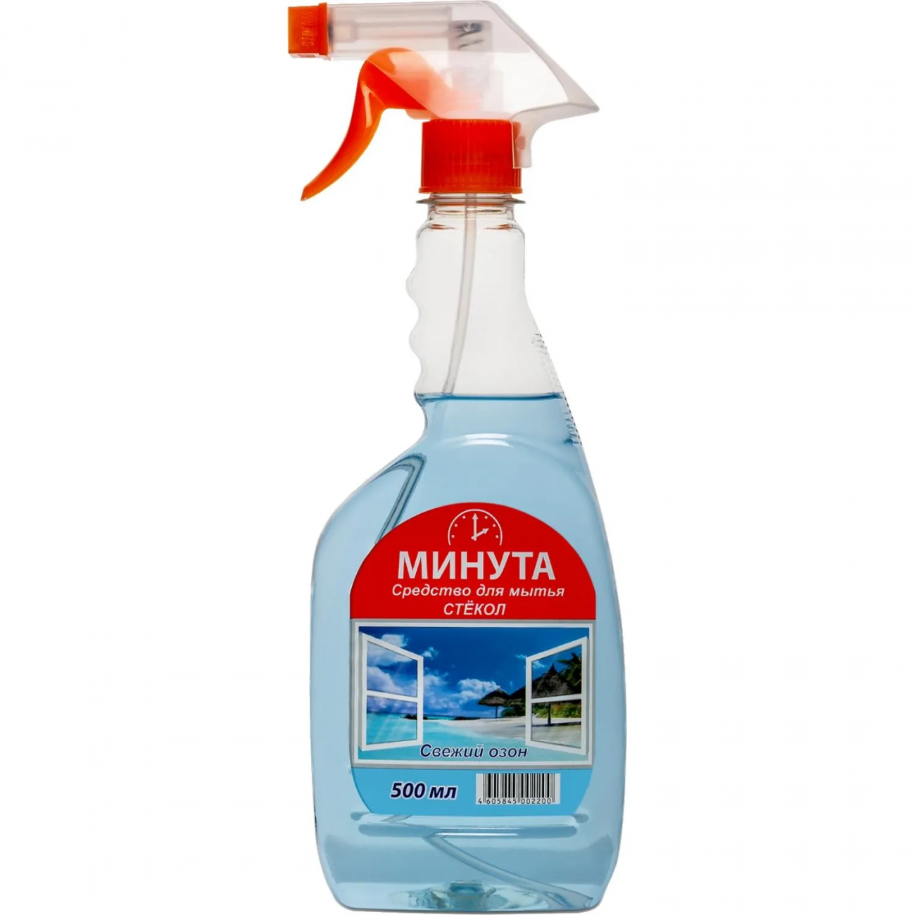 Средство д/стекол и зеркал Минута Свежий озон 0,5л триггер 2379515