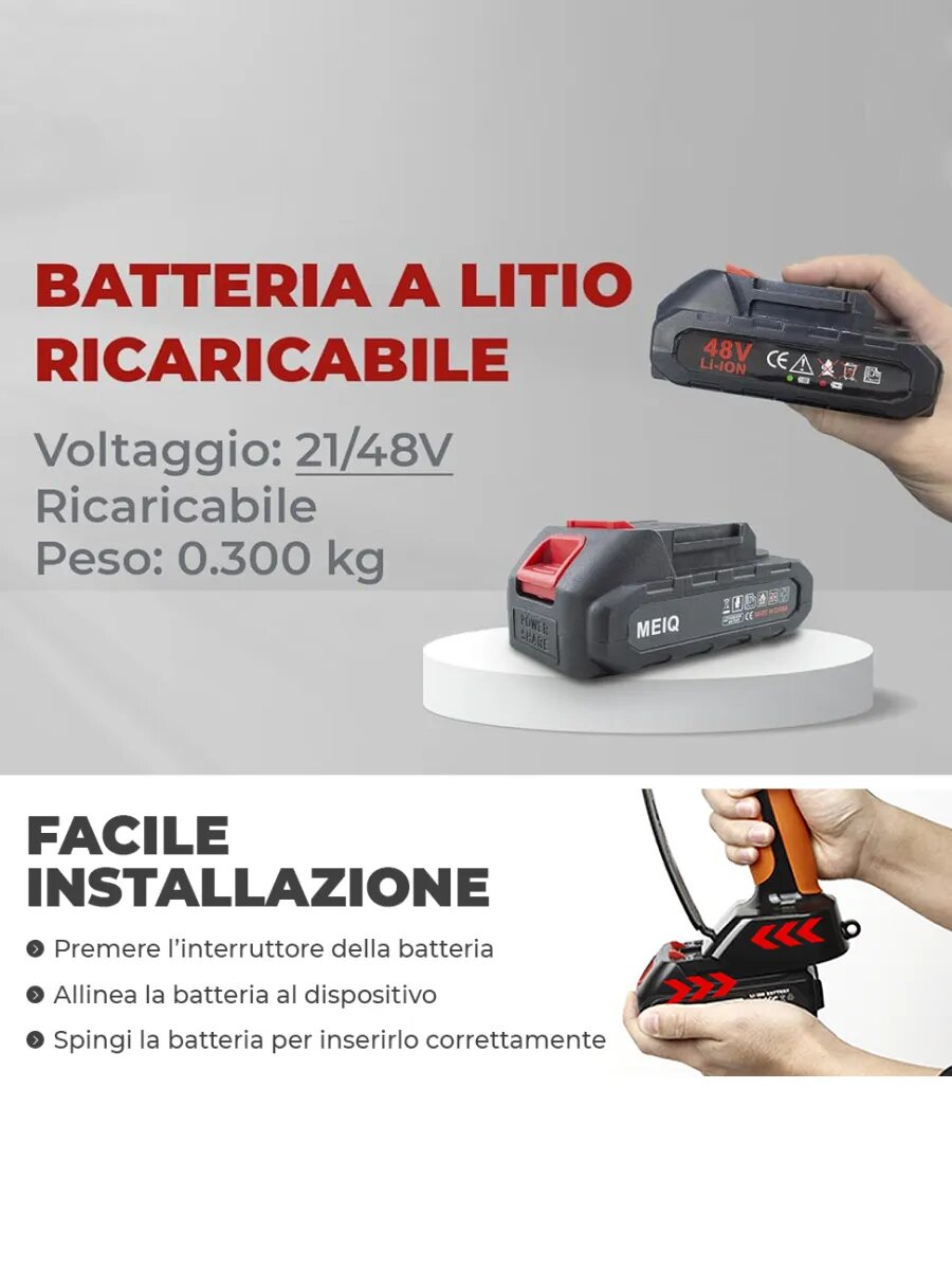 Универсальный аккумулятор для электроинструментов 48V