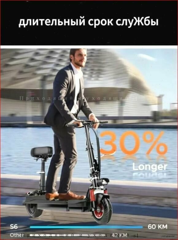 Электросамокат diandongche, черный