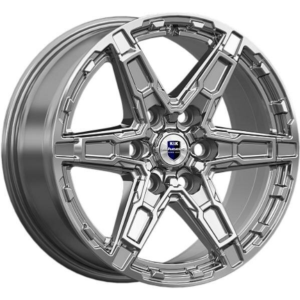 Колесный диск K&K Дистрикт 8x18 6*139.7 ET30 DIA106.1 Дарк платинум