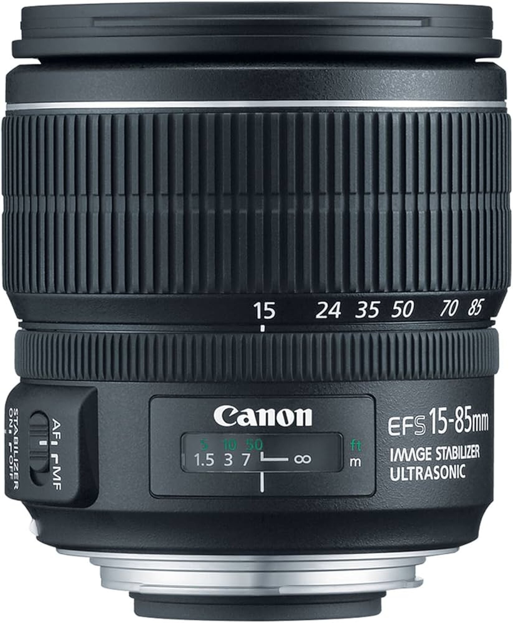 Объектив Canon EF-S 15-85mm IS USM, стабилизация, автофокус, черный
