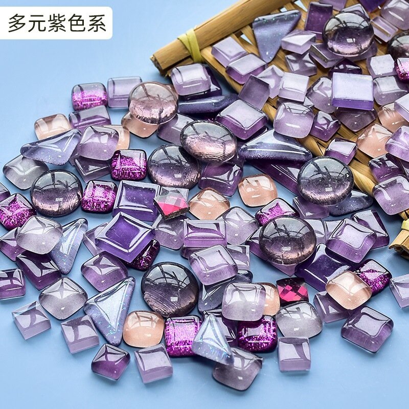 Коллекция мозаики, материалы для ручного творчества, детские кристаллы, цветные частицы, креативный свободный каменный коллаж