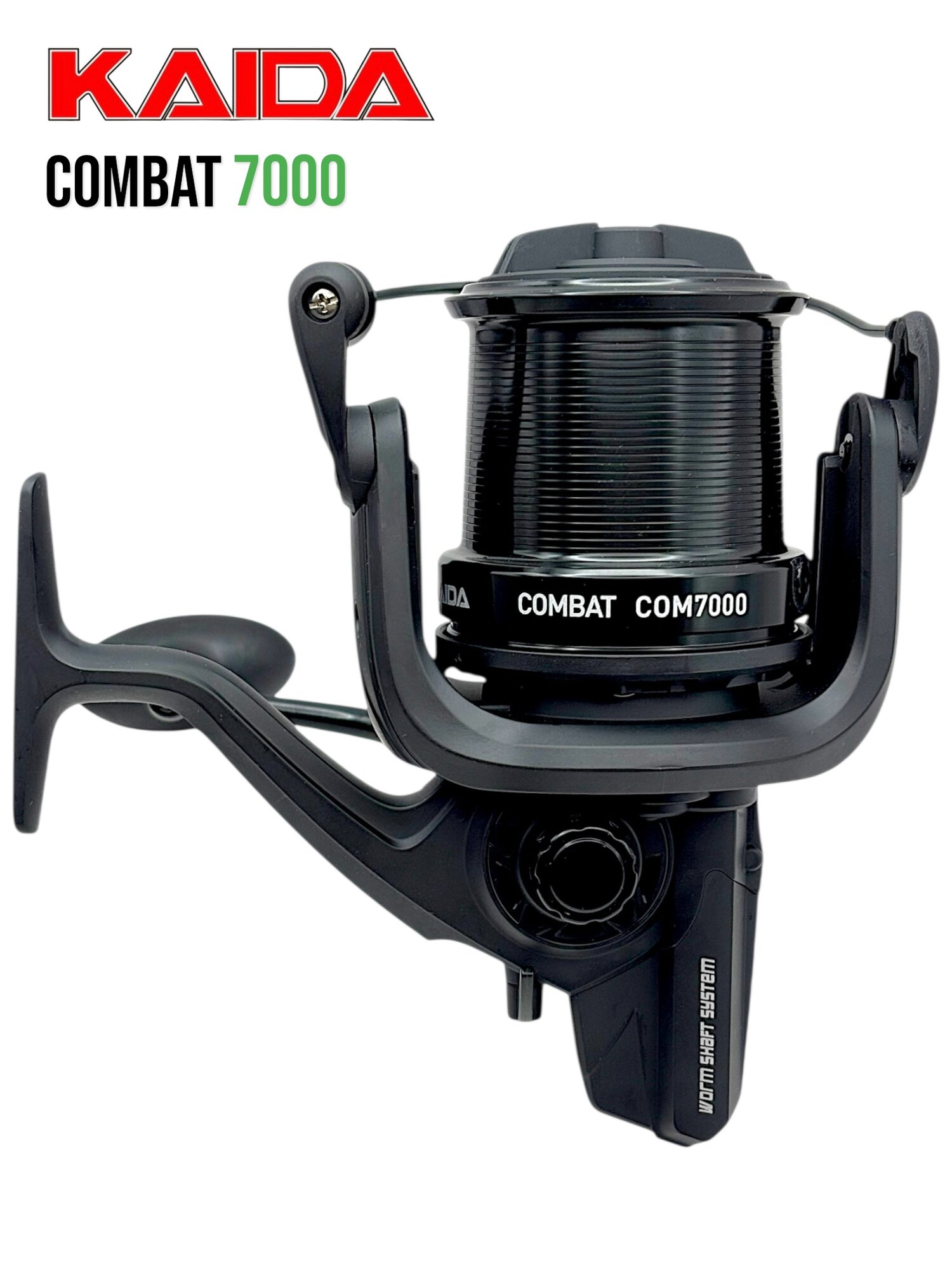 Катушка Kaida Combat 7000 9+1 карповая, силовая, катушка на трофейную рыбу кайда комбат