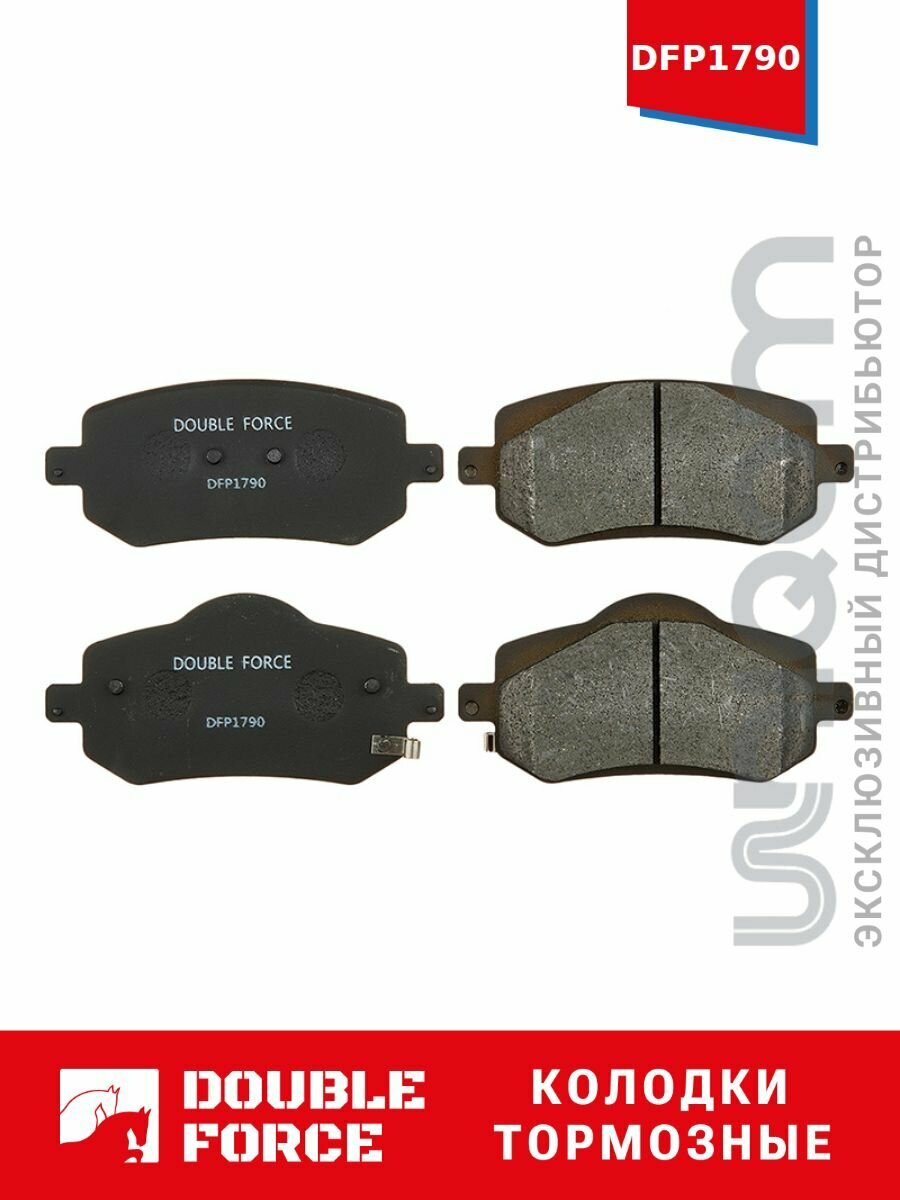 Колодки тормозные передние Chery ARRIZO 8 2022 - Double Force DFP1790
