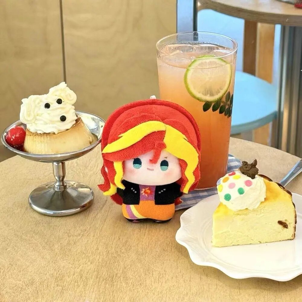 Мягкая игрушка 10cm Мой маленький пони Дружба это чудо Сансет Шиммер мягкие игрушки аниме My Little Pony Sunset Shimmer