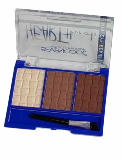 SEVENCOOL 3 в 1 Тени для бровей, Тон №2