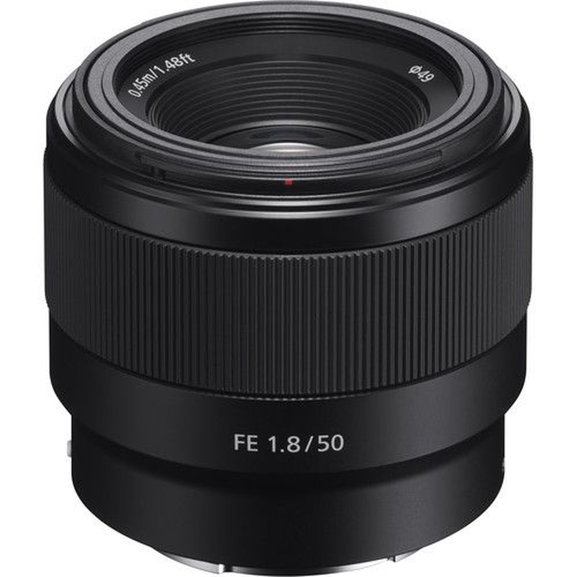 Объектив Sony SEL 50MM F1.8, автофокус, байонет Sony E, пластик, чёрный