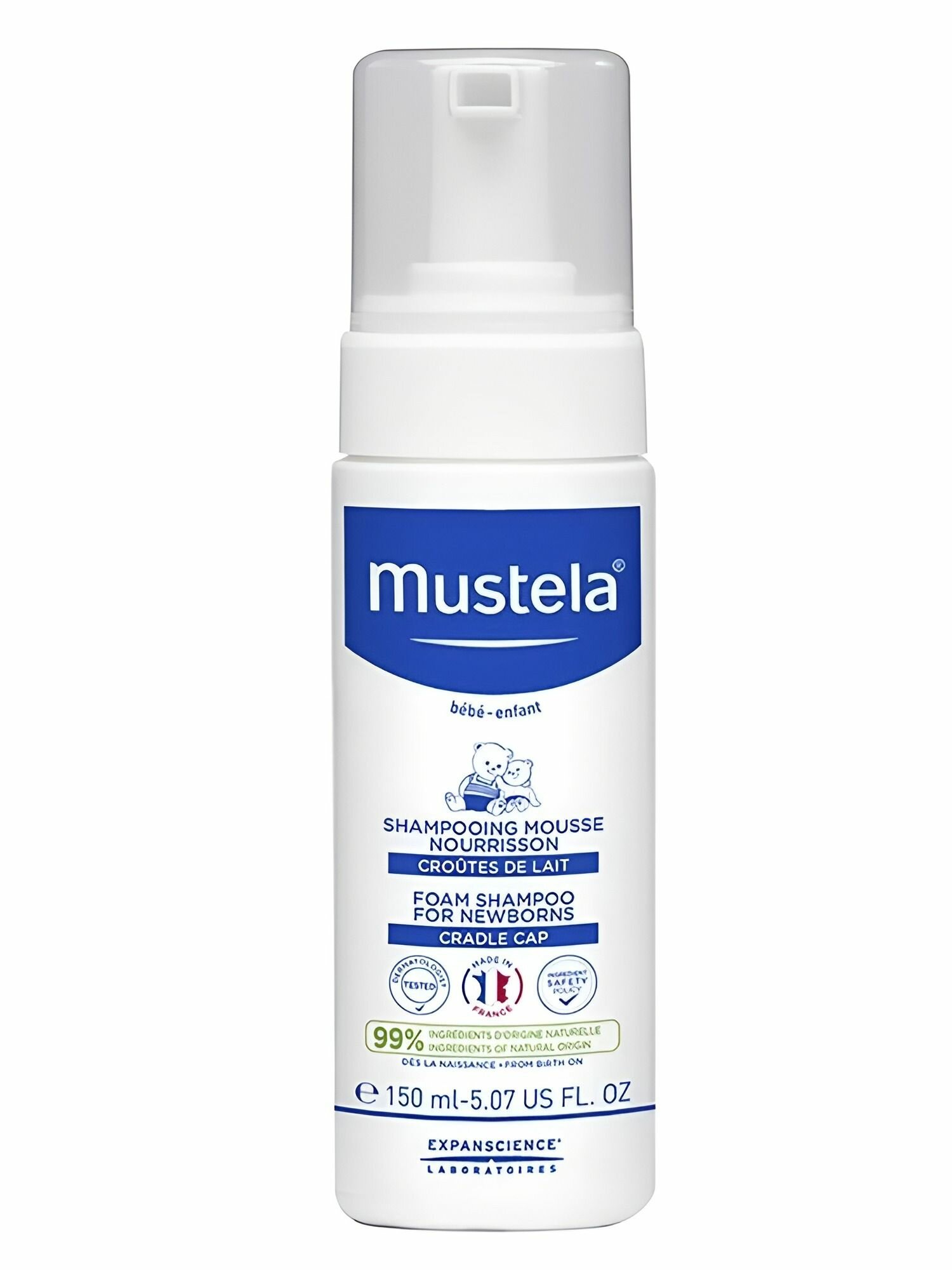Mustela Шампунь для волос, 150 мл