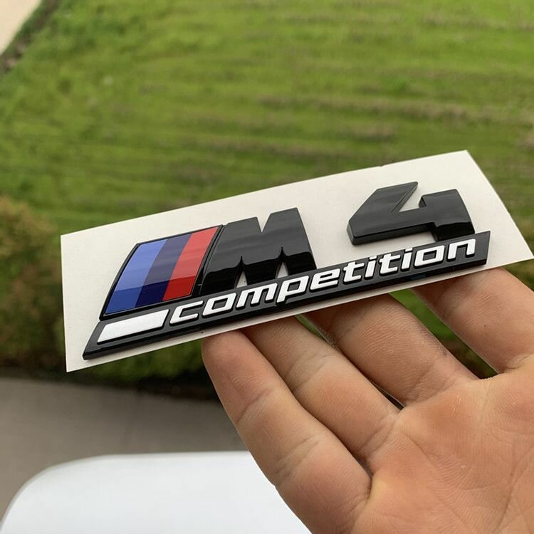 Модификация эмблемы BMW Thunder Edition для X3M, X4M, X5M, X6M, M2, M5, M4: задняя эмблема, наклейка с номером, логотип.