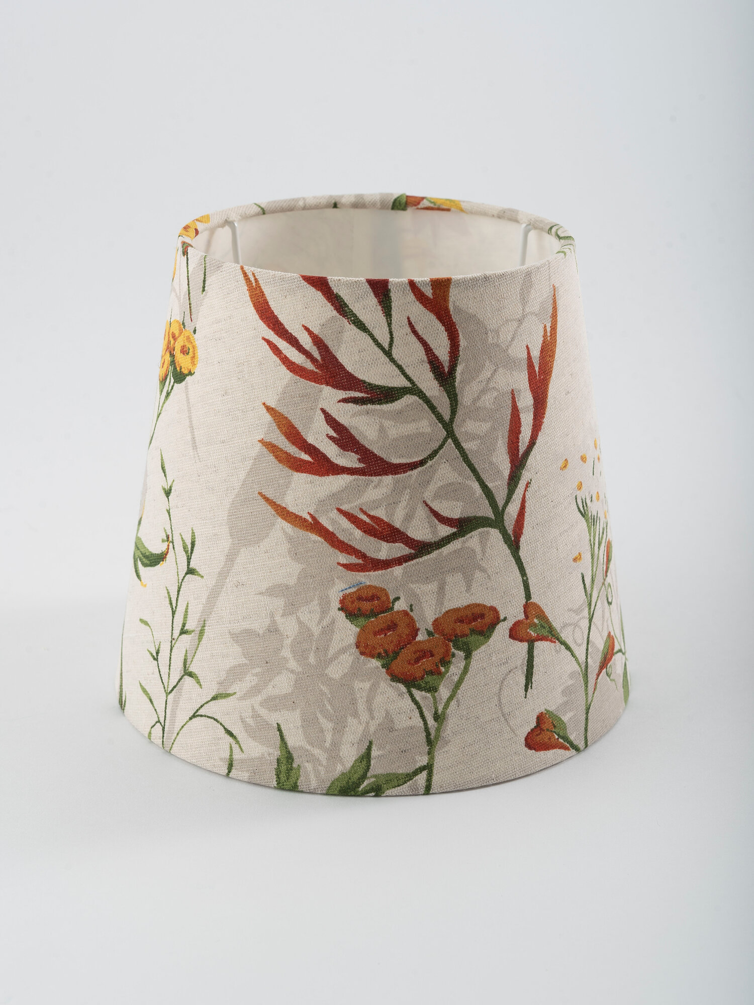 Абажур для настольной лампы "Льняная осень", конусный 170