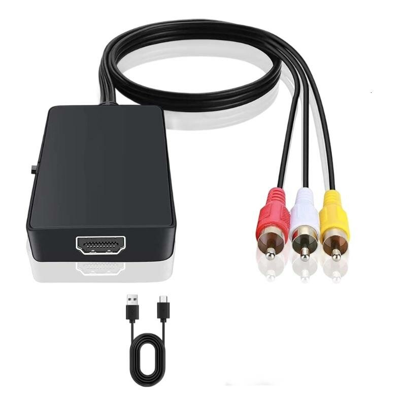 Конвертер HDTV в RCA, Мужская головка AV RCA