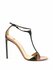 Босоножки Francesco Russo T-strap ankle-strap sandals, размер 39,5, black/black