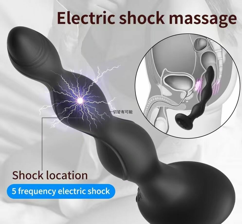 Массажер простаты для мужчин с вибрацией SHELEVAR анальный стимулятор с электростимуляцией и подогревом, мужской вибратор со стимуляцией током, расширитель для анала, секс игрушка для взрослых 18+