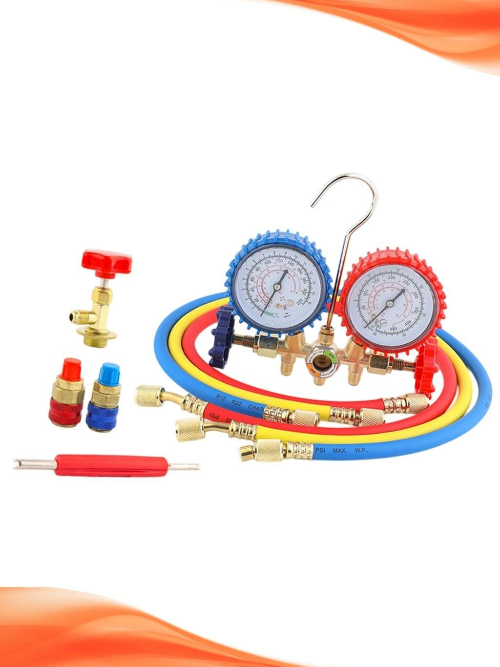 Манометрический коллектор для кондиционеров, Версия для автомобиля