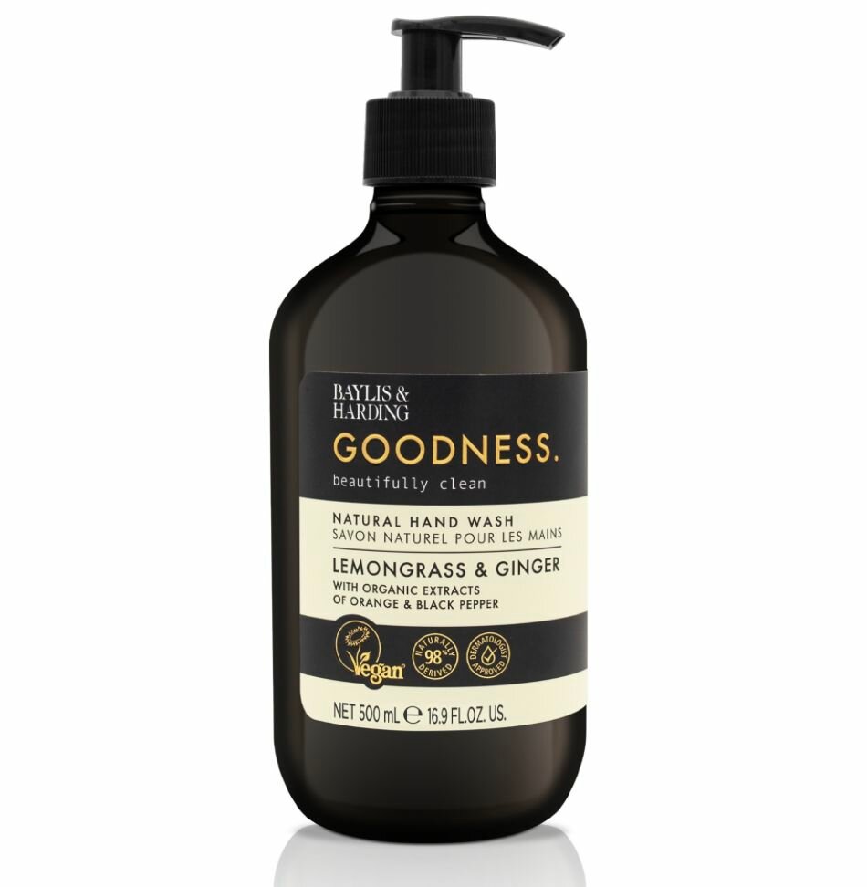 Baylis & Harding - Goodness Lemongrass & Ginger Hand Wash Жидкое мыло для рук 500 мл
