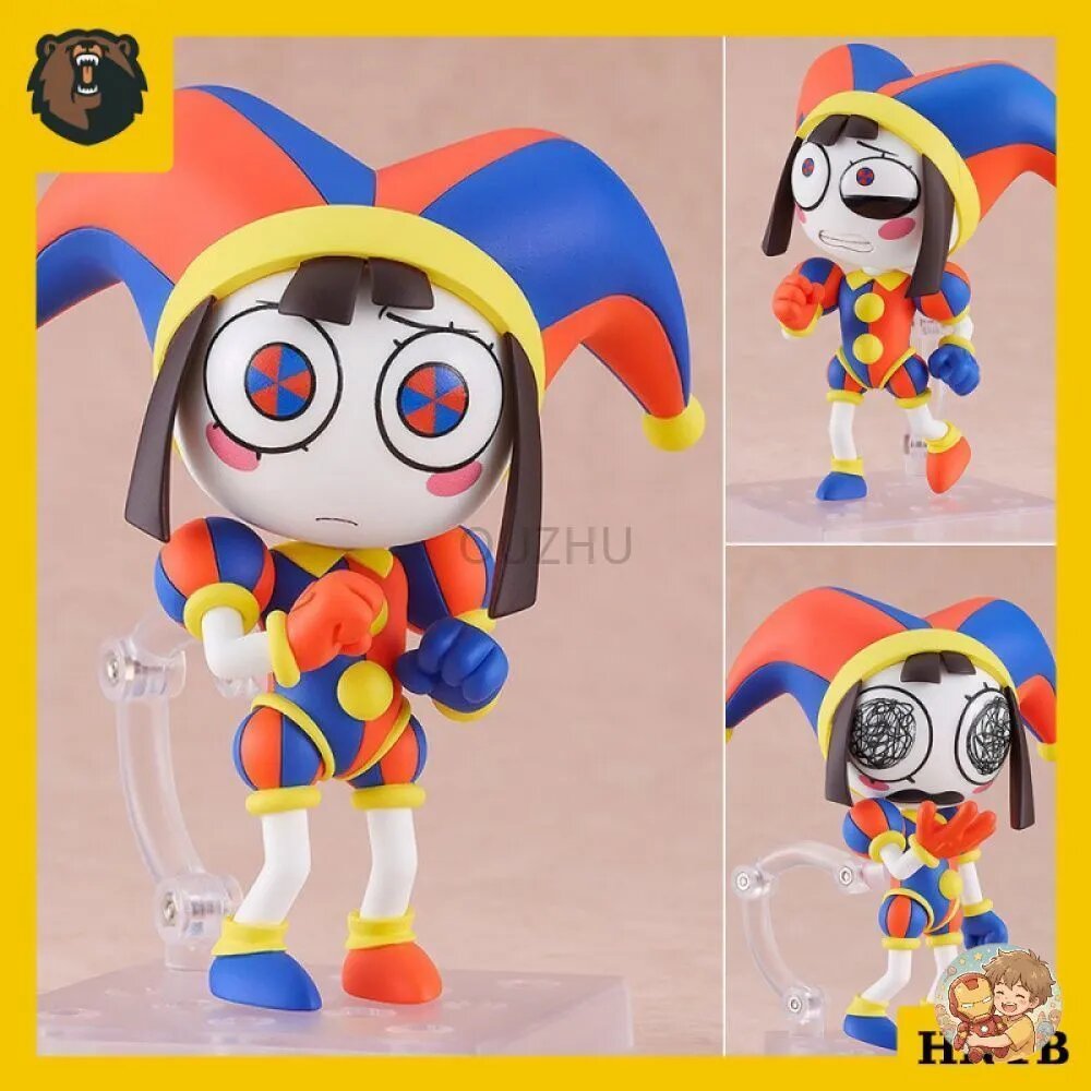 Фигурка Удивительный цифровой цирк Помни / The Amazing Digital Circus Pomni Нендороид Подарок для фаната (10 см) 2583