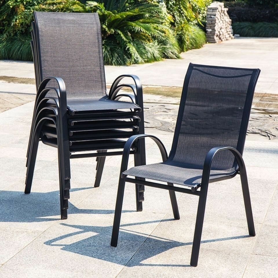 Кресло садовое Garden комплект 2 шт, стул садовый, для дома, для дачи и сада, каркас металл, Ами мебель