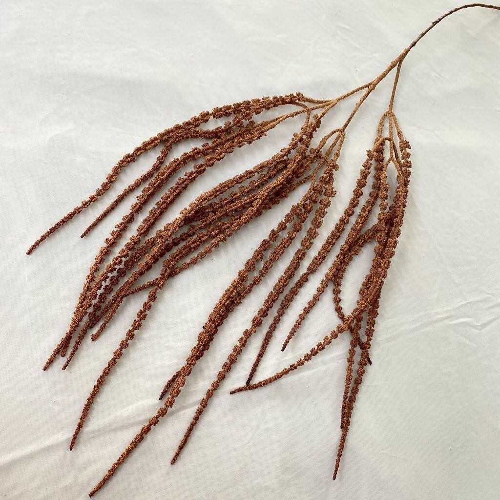 Искусственный цветок декор для свадьбы мягкий материал для церемонии и домашнего оформления темно-коричневый