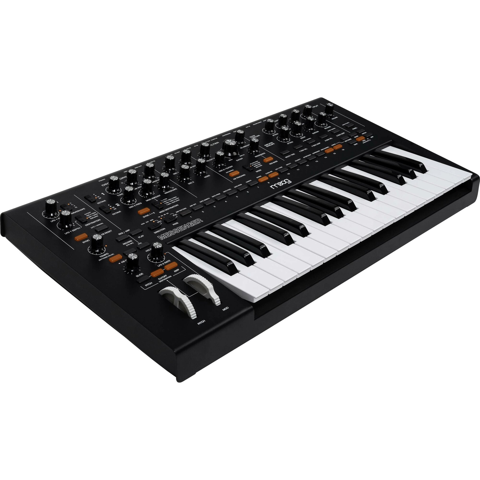 Синтезатор Moog "Messenger", гибридный, встроенная батарея + зарядка через USB-C