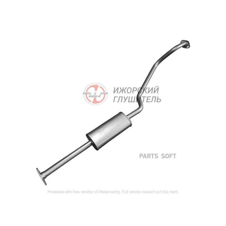 Ижорский глушитель 136416 Резонатор (средняя часть) NISSAN Almera N16 mot.1,5L Ижорский глушитель 136416