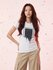 Футболка JUST CLOTHES, размер 42, белый