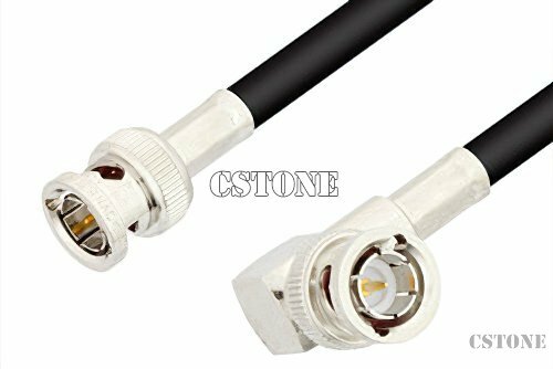 75 Ohm BNC штыревой к 75 Ом BNC штыревой угловой кабель используя 75 Ом RG59 коаксиальный