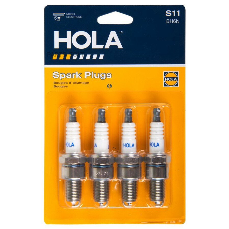 Свечи "HOLA" для а/м ГАЗ дв.406 (блистер) (4 шт.) HOLA S11 | цена за 1 шт