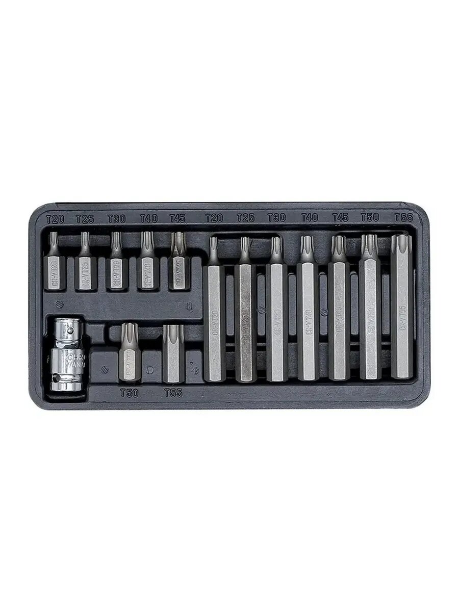 Набор отверток TORX с отверстием, 15 шт